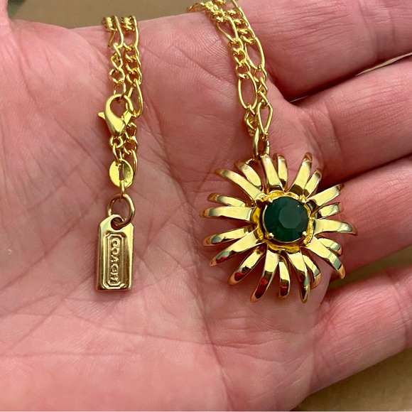 Coach | Jewelry | Coach Tony Duquette Swarovski Crystal Sunburst ...